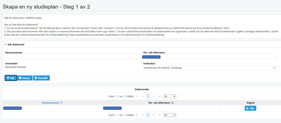 Doktorand som har bytt forskarämne | Medarbetare